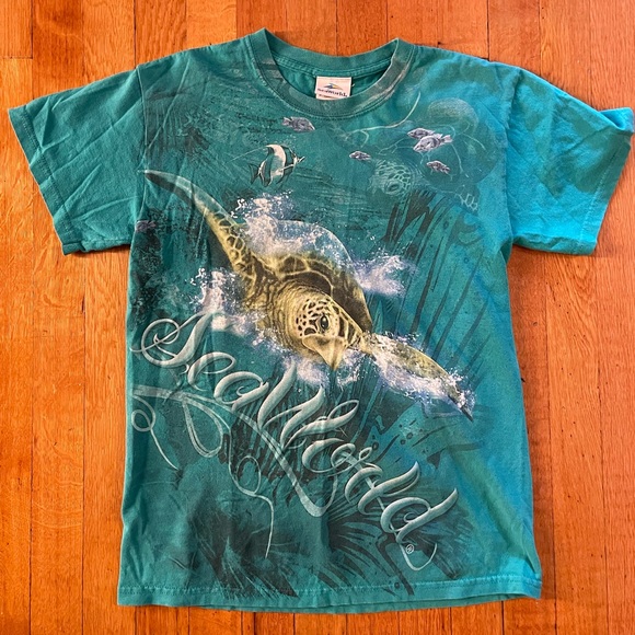 Seaworld | Shirts | Vtg Sea World Sea Turtles Tshirt Size Small San ...
